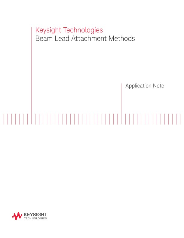 Beam Lead Attachment Methods for Beam Lead Devices PDF Asset Page ...