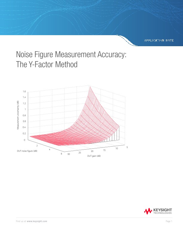 Noise Figure Measurement Accuracy: The Y-Factor Method PDF Asset Page ...