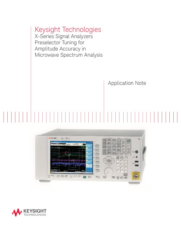 Spectrum Analyzer Preselector Tuning for Microwave Amplitude Accuracy ...