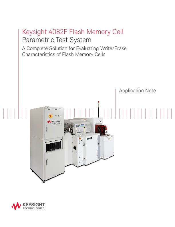 Parametric Test System for NAND Flash Memory Test PDF Asset Page | Keysight