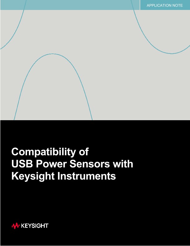 Compatibility of USB Power Sensors with Keysight Instruments PDF Asset ...