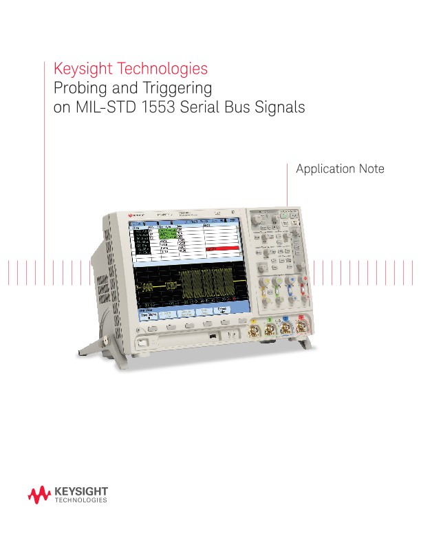 Probing and Triggering on MIL-STD 1553 Serial Bus Signals PDF Asset ...