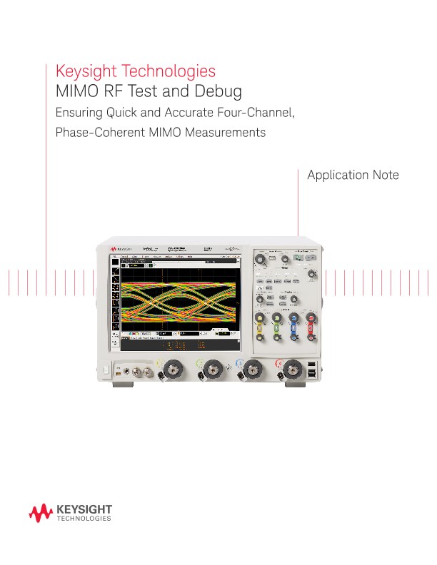 Solutions for MIMO RF Test and Debug PDF Asset Page | Keysight