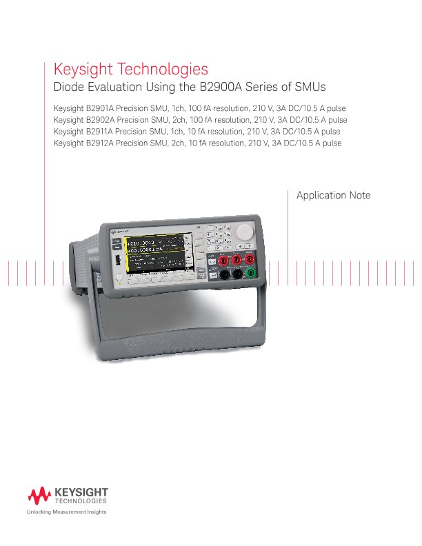 Diode IV Evaluation Using the B2900A Series of SMUs PDF Asset Page ...