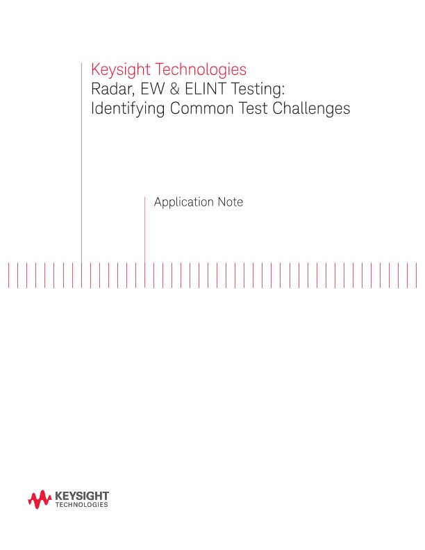Radar, Electronic Warfare (EW) and ELINT Testing Challenges PDF Asset ...