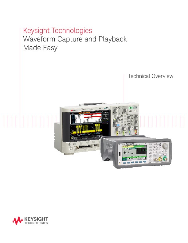 Waveform Capture and Playback Made Easy PDF Asset Page | Keysight