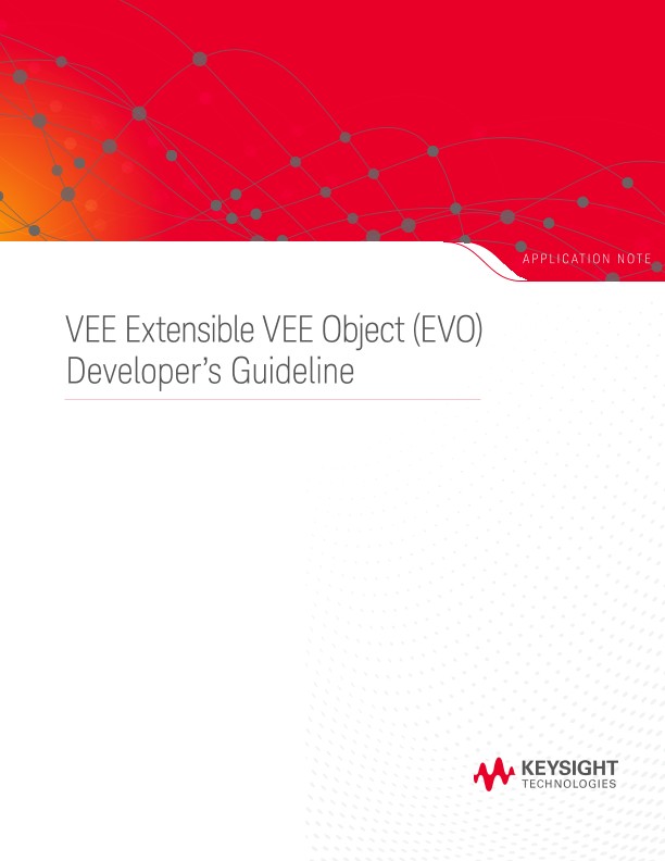 VEE Extensible VEE Object (EVO) Developer’s Guideline PDF Asset Page ...