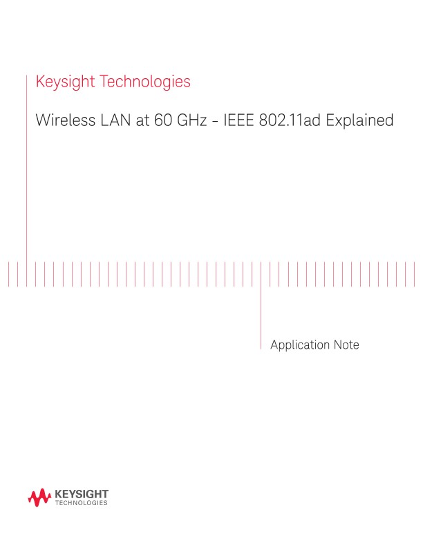 Wireless LAN at 60 GHz – IEEE 802.11ad Explained PDF Asset Page | Keysight