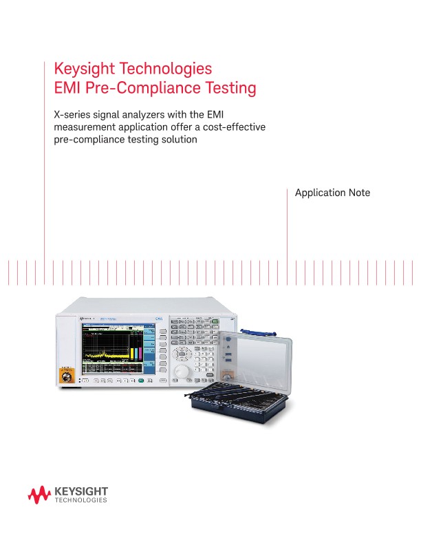 EMI Pre-Compliance Testing PDF Asset Page | Keysight