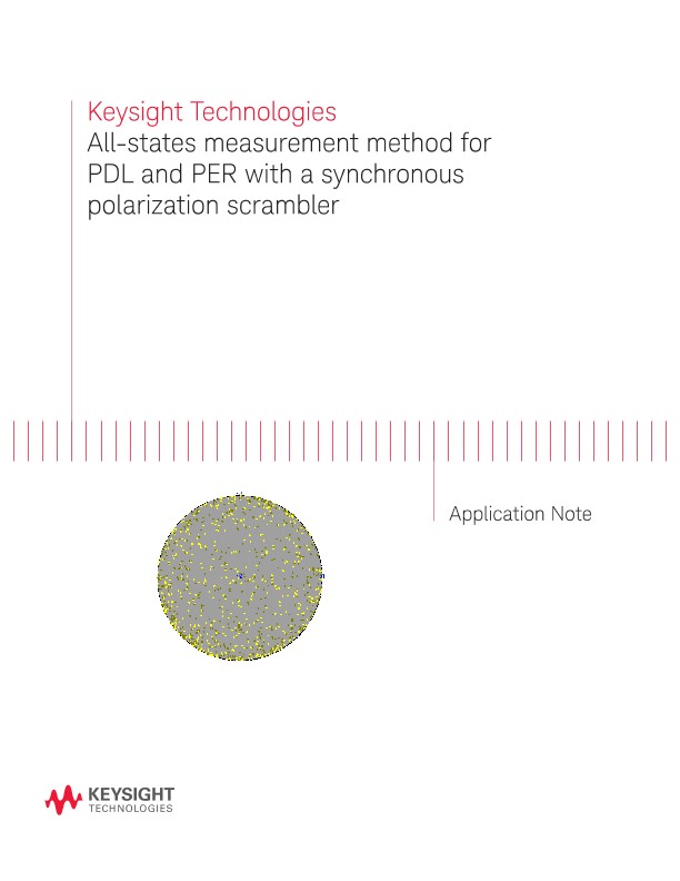 Methods for PER and PDL Measurements with a Polarization Scrambler PDF ...