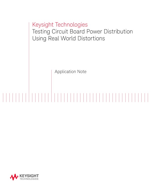 Testing Circuit Board Power Distribution PDF Asset Page | Keysight