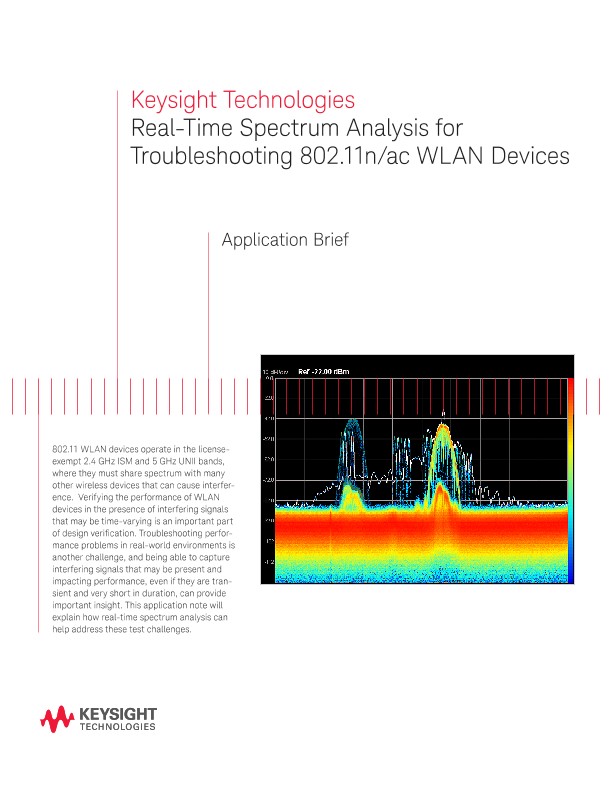 Real-Time Spectrum Analysis for 802.11n/ac Device Troubleshooting PDF ...
