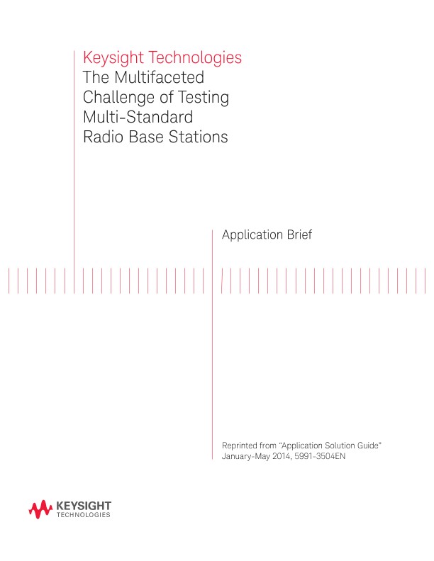 Overcoming Challenges of Testing MSR Base Stations PDF Asset Page ...