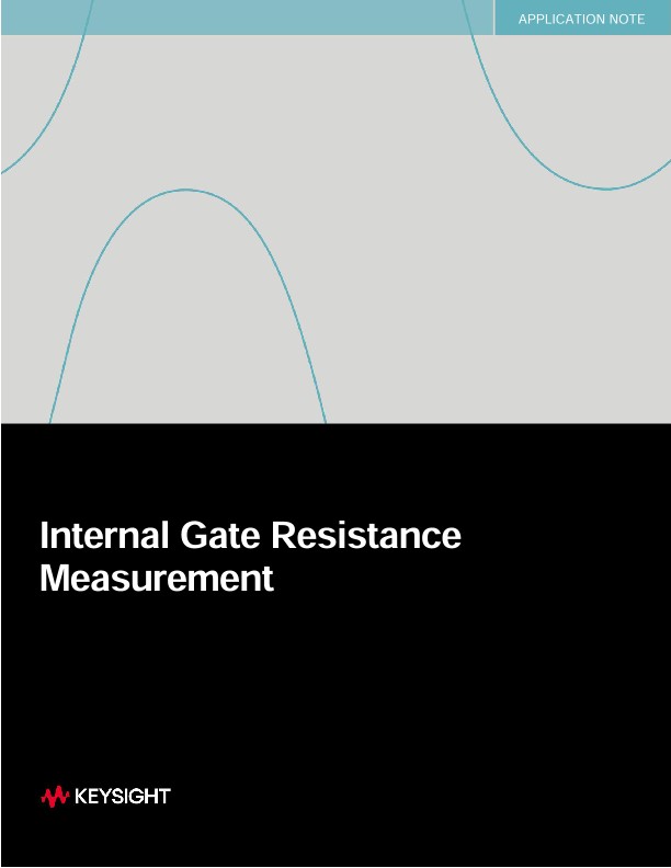 Power MOSFET / IGBT Internal Gate Resistance Measurement PDF Asset Page ...