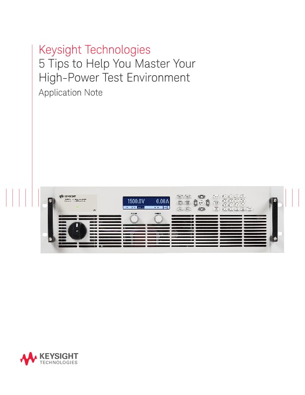 Mastering Your High-Power Test Applications PDF Asset Page | Keysight