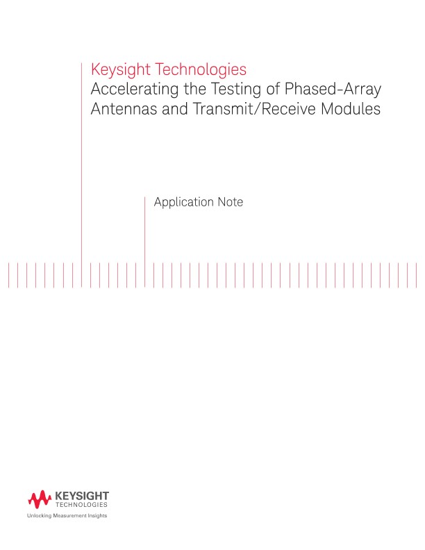 Phased-Array Antennas and Transmit / Receive Module Test PDF Asset Page ...