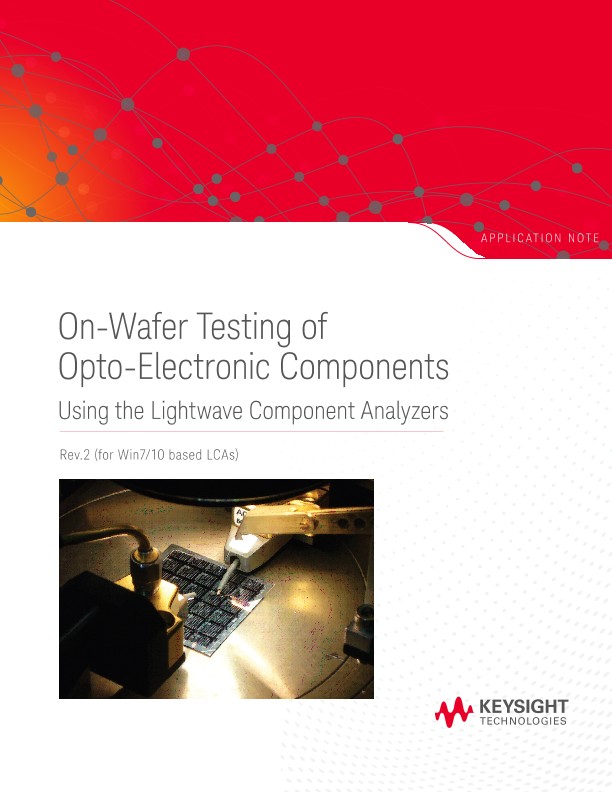 On-Wafer Testing of Opto-Electronic Components – Rev2 PDF Asset Page ...