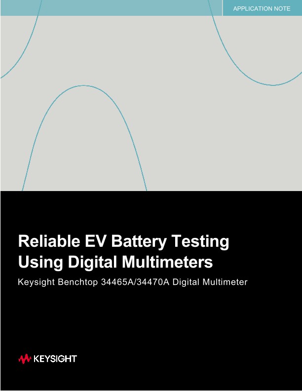 Reliable EVs Battery Test Using Digital Multimeters PDF Asset Page ...