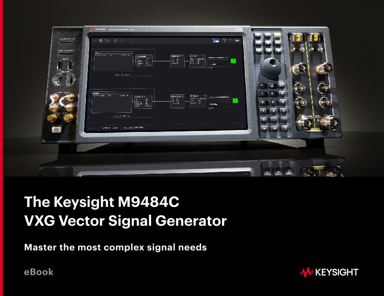 The Keysight M9484C VXG Vector Signal Generator PDF Asset Page | Keysight