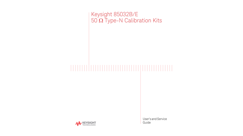 85032E 经济型机械校准套件，直流至 6 GHz，N 型，50 Ω | 是德科技