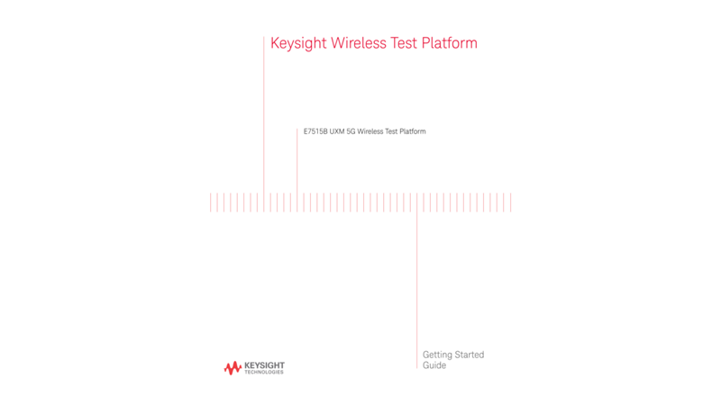 E7515B UXM 5G 无线测试平台-是德科技 Keysight