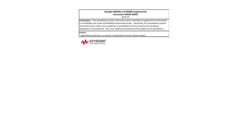 P9336A 精简系列 Keysight P9336A USB I/Q 任意波形发生器 | Keysight