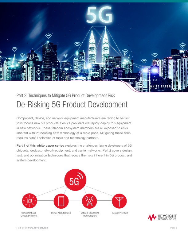 5G Risks and How to Minimize Them in 5G Product Development PDF Asset ...
