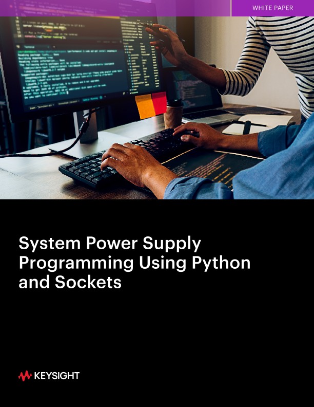 System Power Supply Programming Using Python and Sockets PDF Asset Page ...
