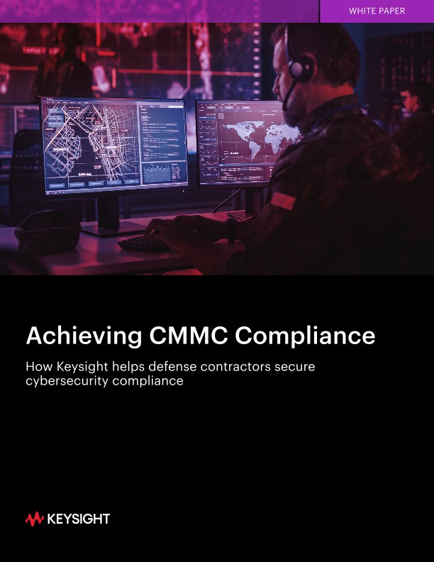 Achieving CMMC Compliance PDF Asset Page | Keysight