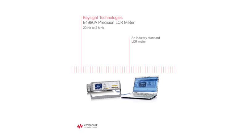 E4980B Precision LCR Meter, 20 Hz to 2 MHz | Keysight