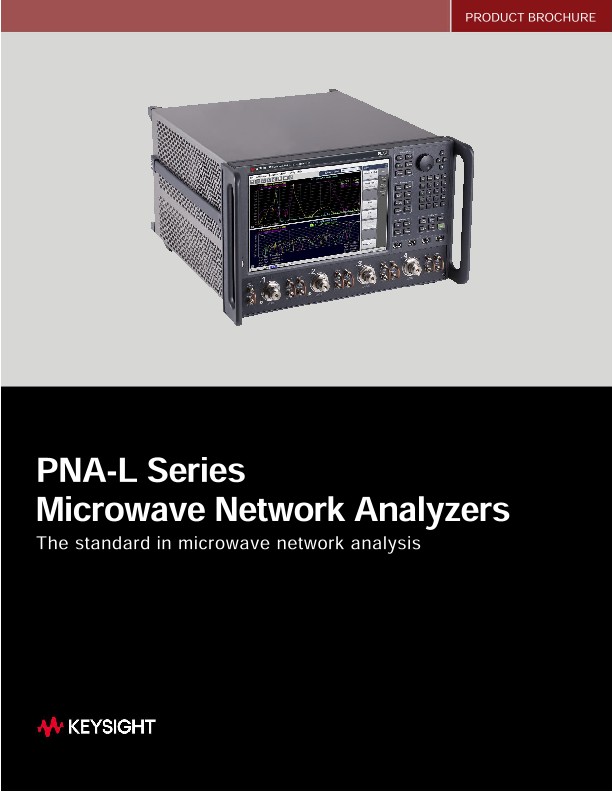 PNA-L Series Microwave Network Analyzers PDF Asset Page | Keysight
