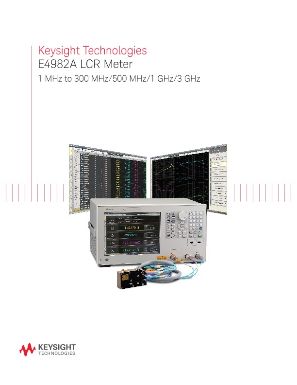E4982A LCR Meter PDF Asset Page | Keysight