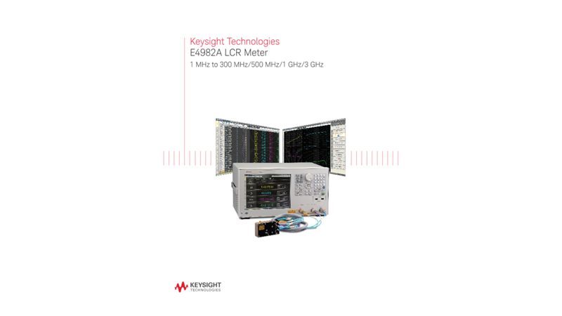 E4982A LCR 表，1 MHz 至 300 MHz / 500 MHz / 1 GHz / 3 GHz | Keysight