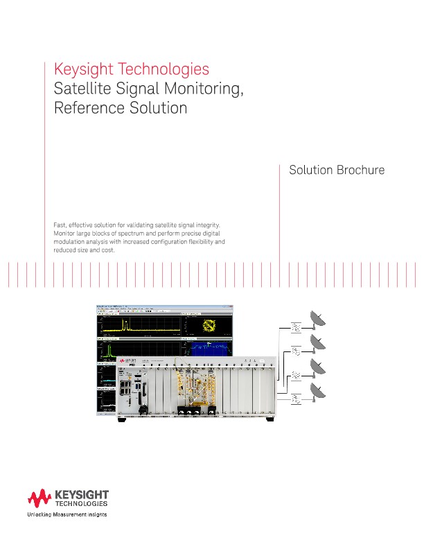 Satellite Signal Monitoring, Reference Solution PDF Asset Page | Keysight
