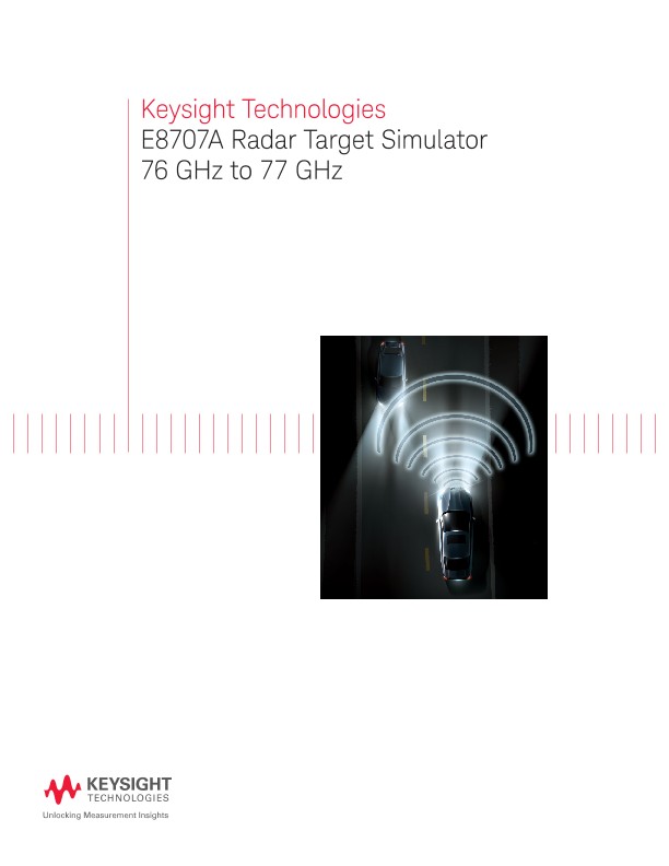 E8707A Radar Target Simulator PDF Asset Page | Keysight
