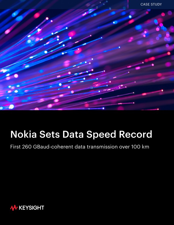 Nokia Sets Data Speed Record PDF Asset Page | Keysight