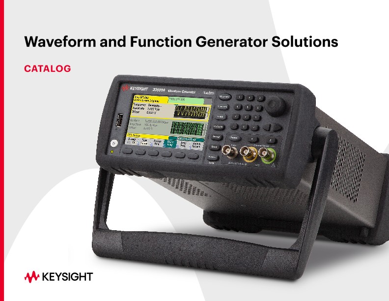 Waveform and Function Generator Solutions Catalog PDF Asset Page | Keysight