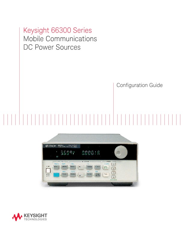 66300 Series Mobile Communications DC Power Sources PDF Asset Page ...