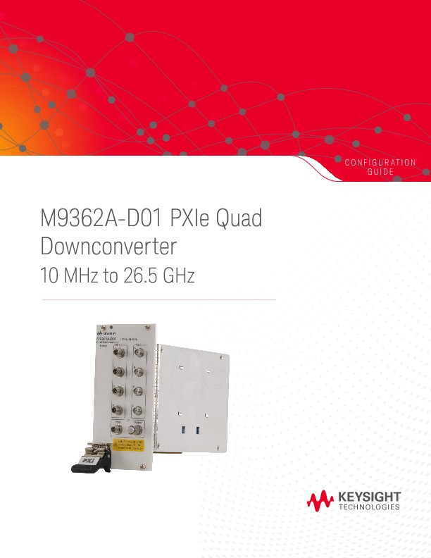 M9362A-D01 PDF Asset Page | Keysight