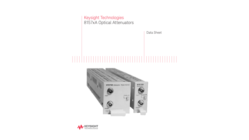 Variable Optical Attenuator Module with Straight Interface | Keysight