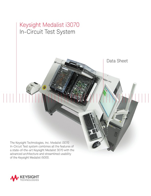 Medalist i3070 In-Circuit Test System PDF Asset Page | Keysight