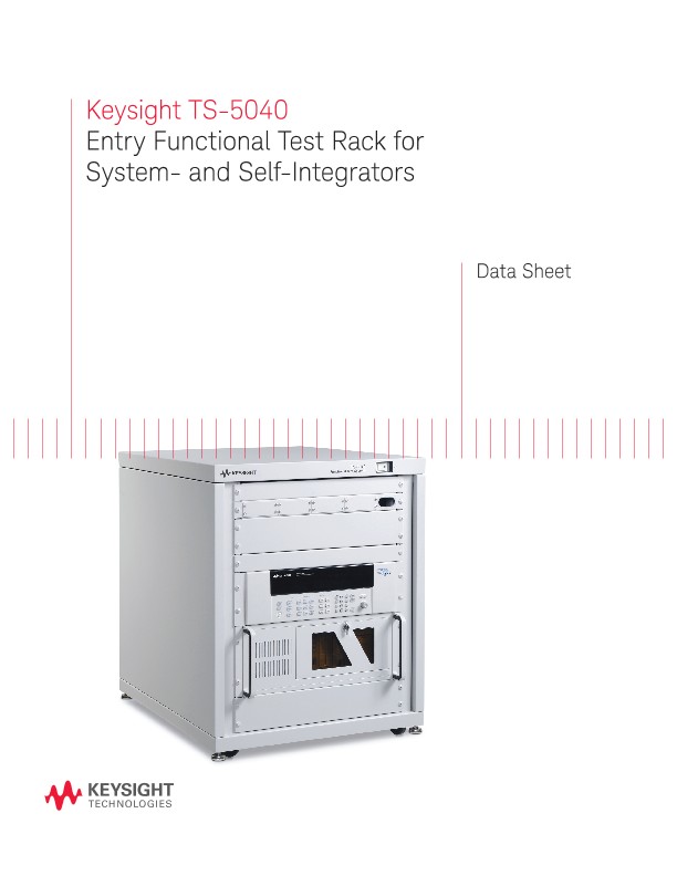 TS-5040 Entry Functional Test Rack for System- and Self-Integrators PDF ...