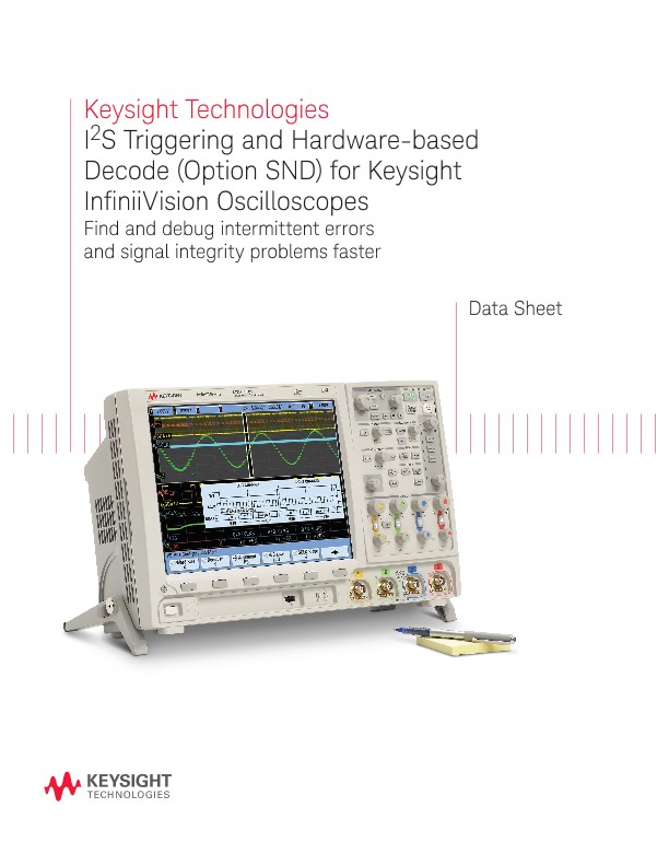 I2S Triggering and Hardware-based Decode (Option SND) for Keysight ...