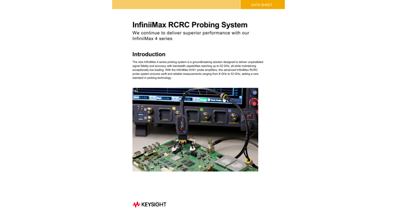 N5444A InfiniiMax III 探头 | 是德科技