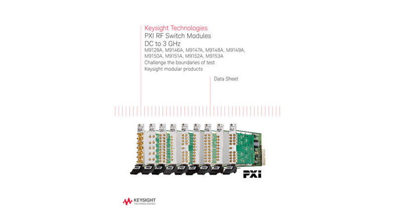 PXI RF Matrix Switch: 300 MHz, 8x12, 50 Ω | Keysight