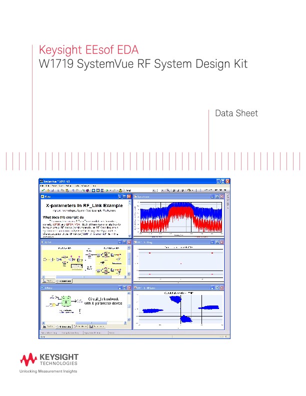 W1719 SystemVue RF System Design Kit PDF Asset Page | Keysight