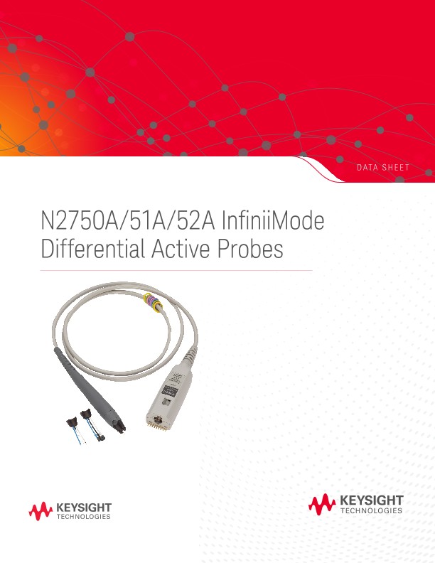 N2750A/51A/52A InfiniiMode Differential Active Probes PDF Asset Page ...