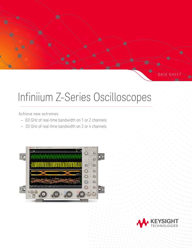 Infiniium Z-Series Oscilloscopes PDF Asset Page | Keysight