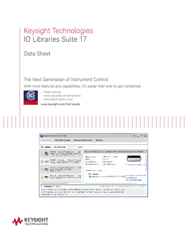 IO Libraries Suite 17 PDF Asset Page | Keysight