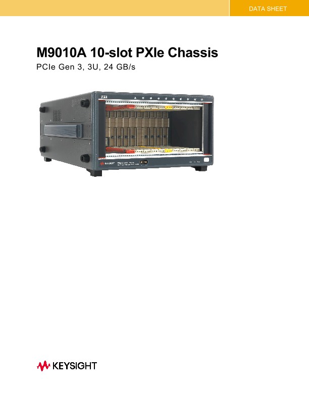 M9010A 10-slot PXIe Chassis PDF Asset Page | Keysight